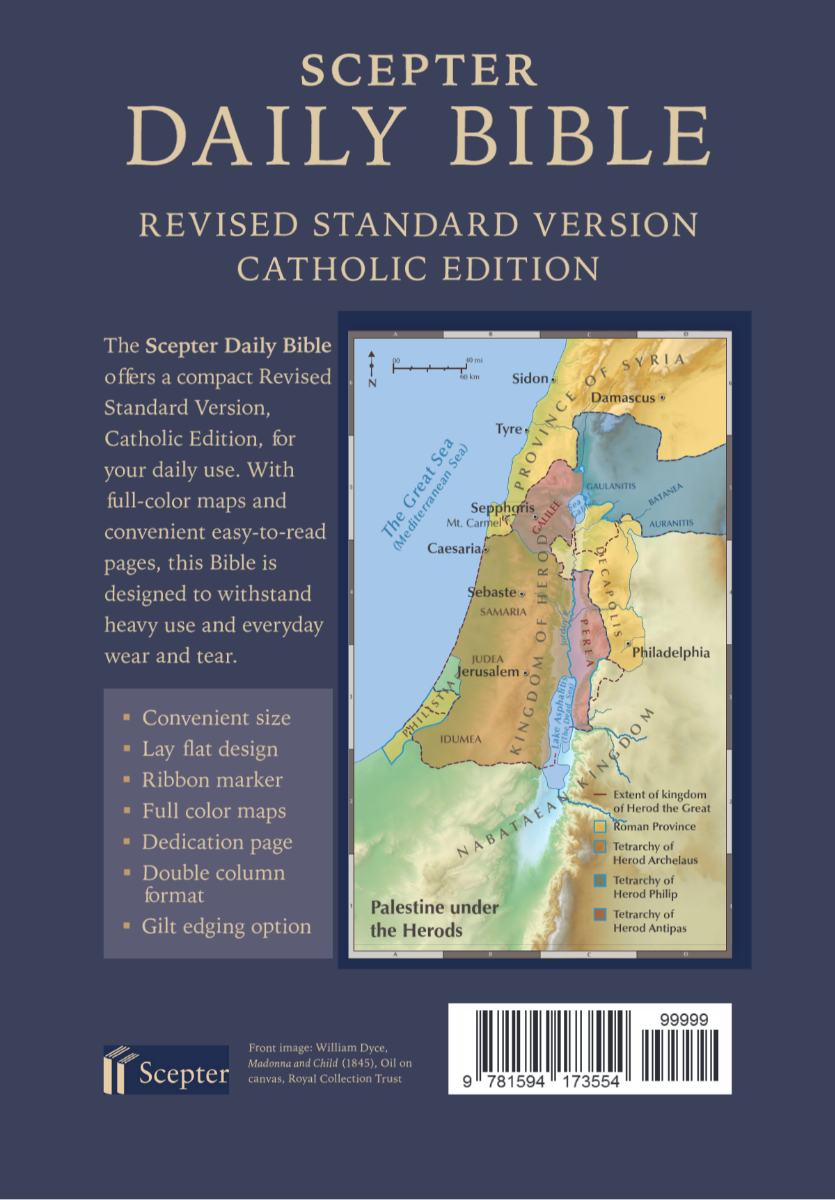 Scepter Daily Bible | Small Travel Bible | Scepter Publishers